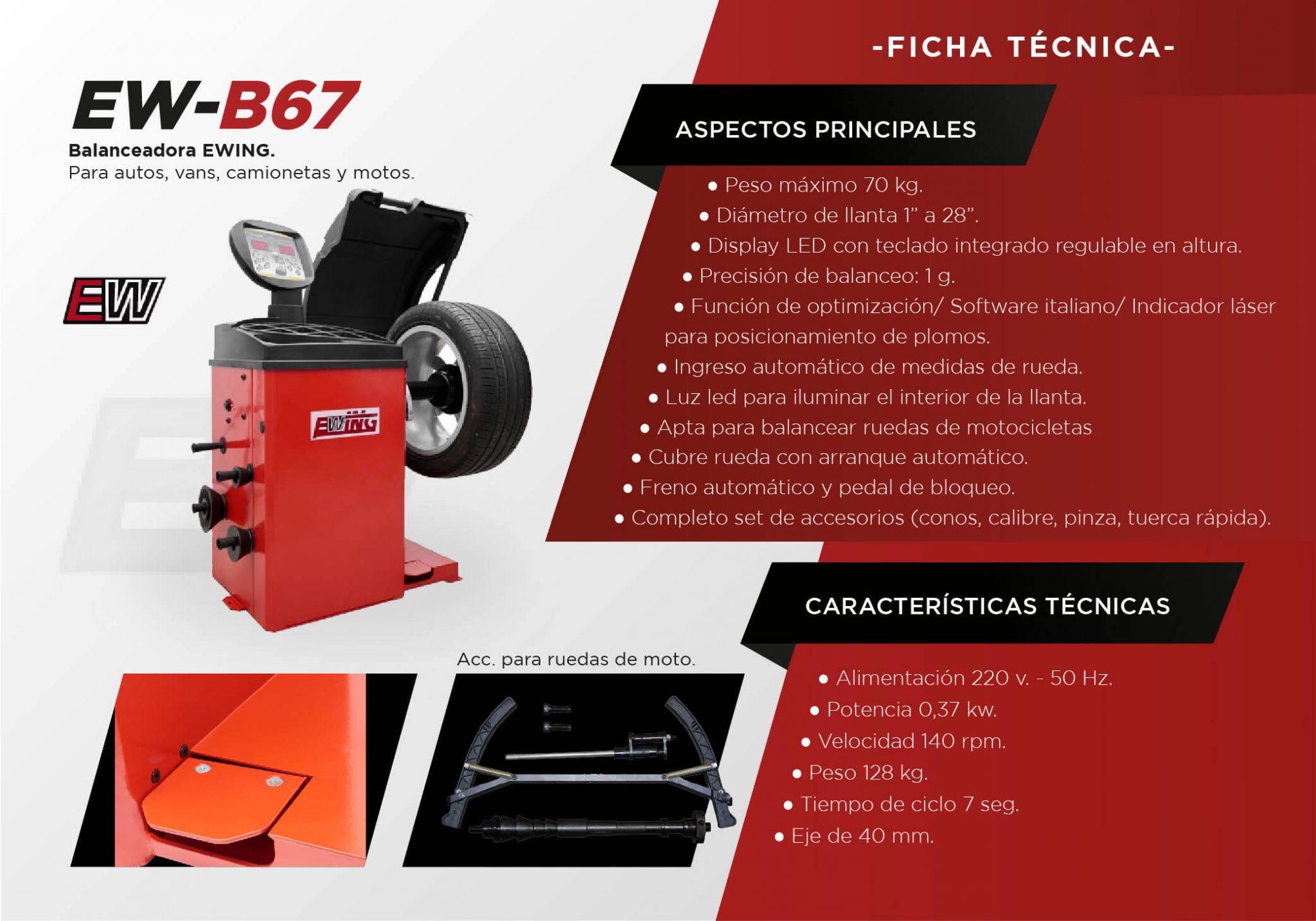 EW-B67 – Ewing – Equipamiento para Talleres Mecanicos