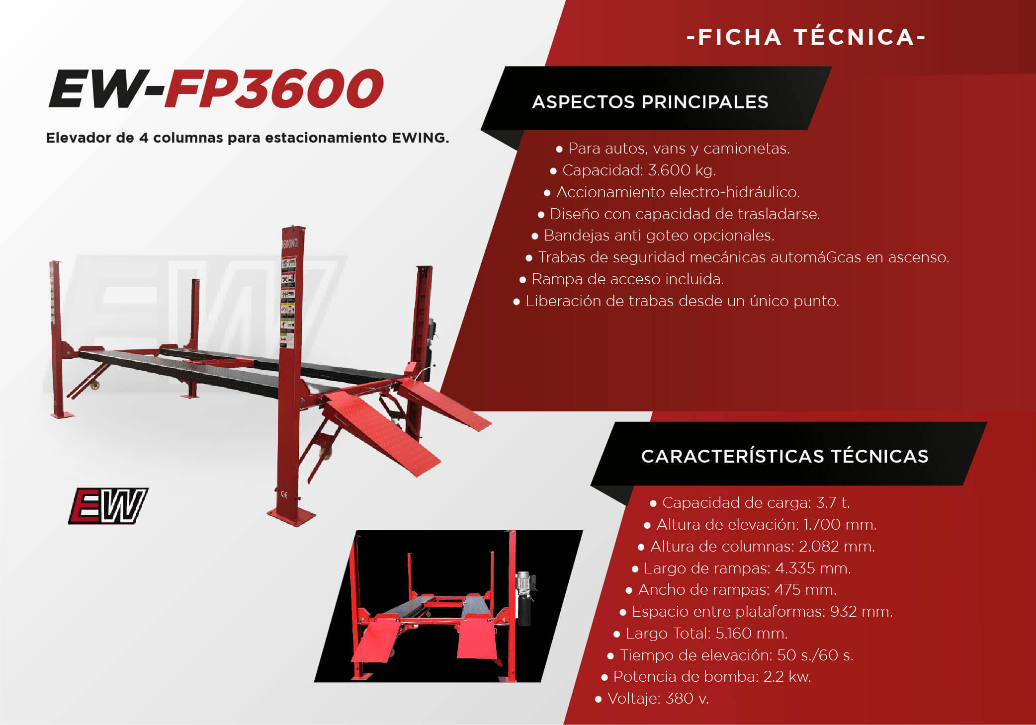 EW-FP3600 – Ewing – Equipamiento para Talleres Mecanicos